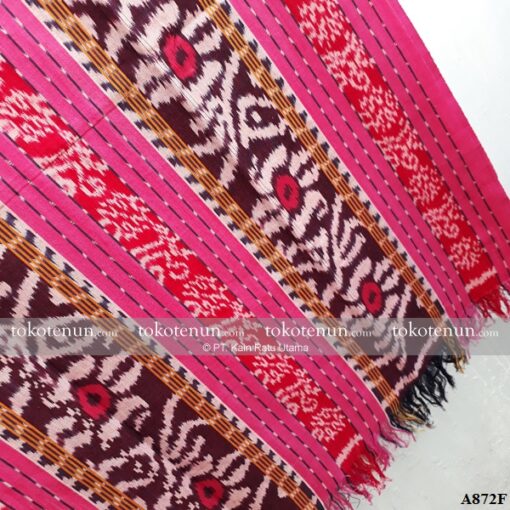 Jual Kain Tenun Motif Mawar Khas Sabu A872F | TOKOTENUN.com