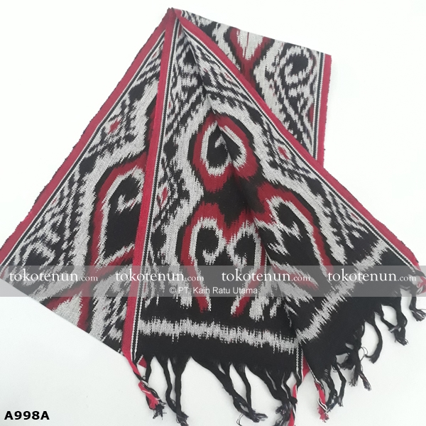 Jual Syal Tenun Ikat Motif Love A998A | Tokotenun.com