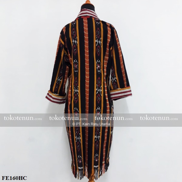 Jual Outer dari Kain Tenun Ikat FE160HC | TOKOTENUN.com