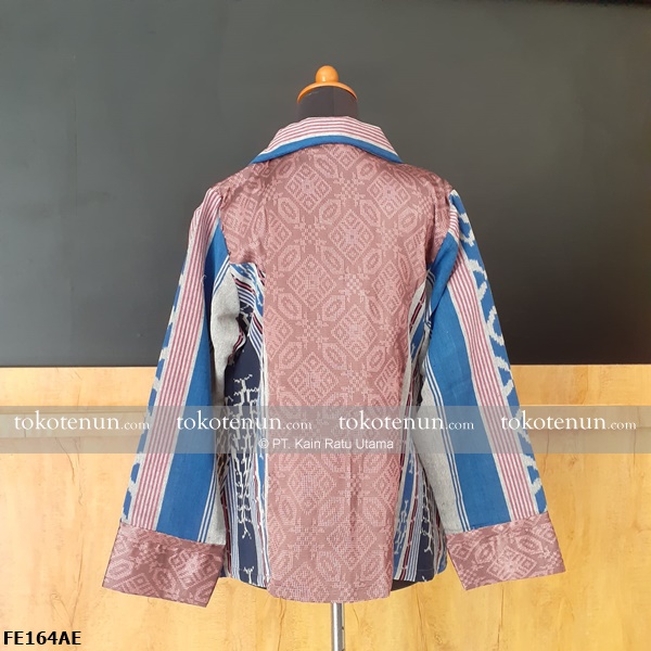 Jual Blazer Tenun Wanita FE164AE | Tokotenun.com