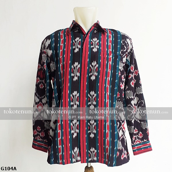 Jual Kemeja Tenun Pria G104A | Tokotenun.com
