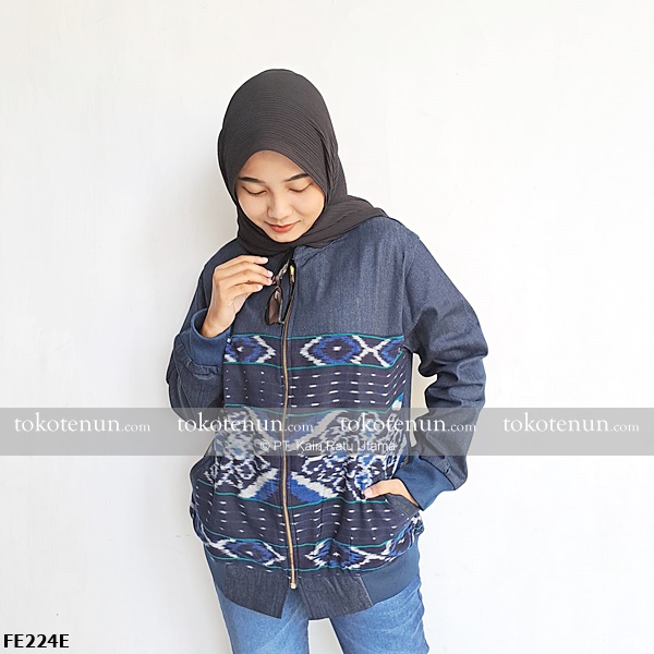 Jual Jaket Boomber Tenun FE224E | Tokotenun.com