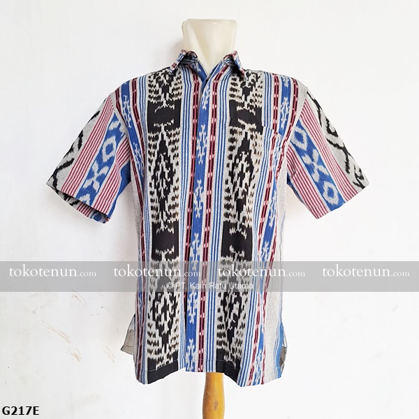 Jual Kemeja Tenun Pria G217E | Tokotenun.com