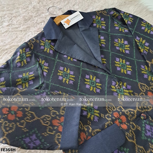 Jual Blazer Tenun Wanita FE355H | Tokotenun.com