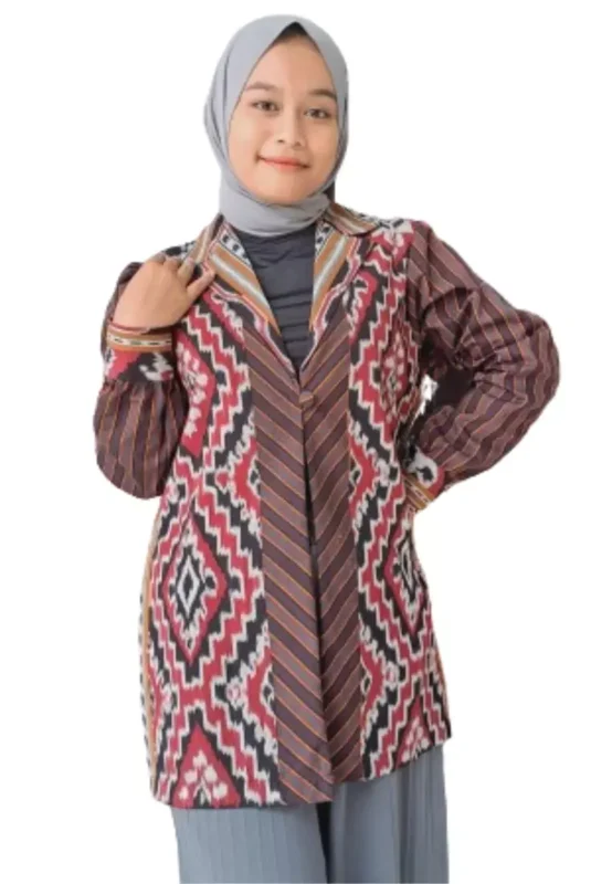 Model Baju Lurik Kombinasi Terbaru Oktober 2025