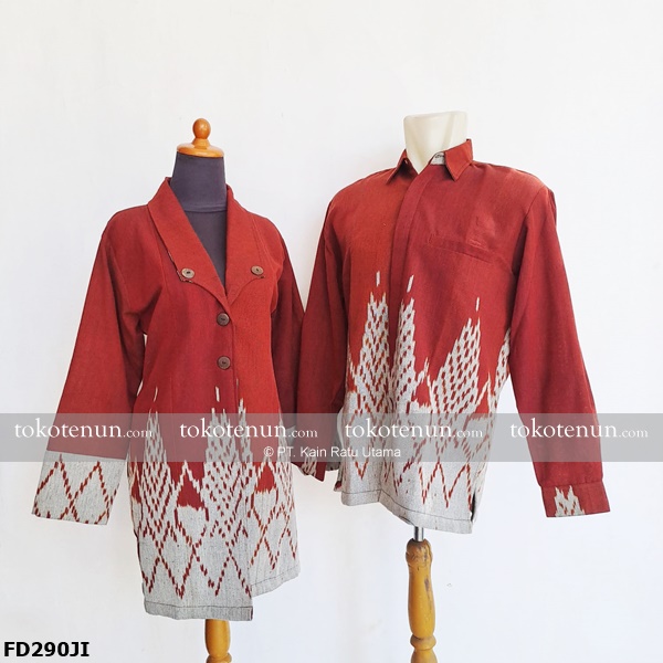 Jual Baju Tenun Sarimbit FD290JI | Tokotenun.com
