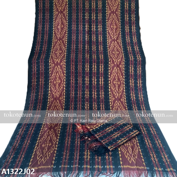 Jual Tenun Ikat Lungsi Motif Troso Klasik A1322J02 | Tokotenun.com