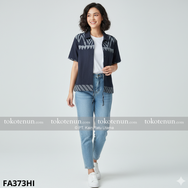 Jual Cropty outer tenun FE373HI | Tokotenun.com